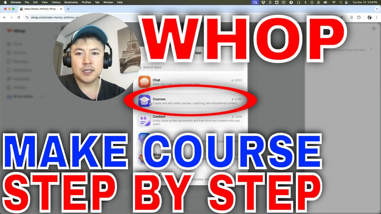 How To Make A Course On Whop 🔴 - YouTube