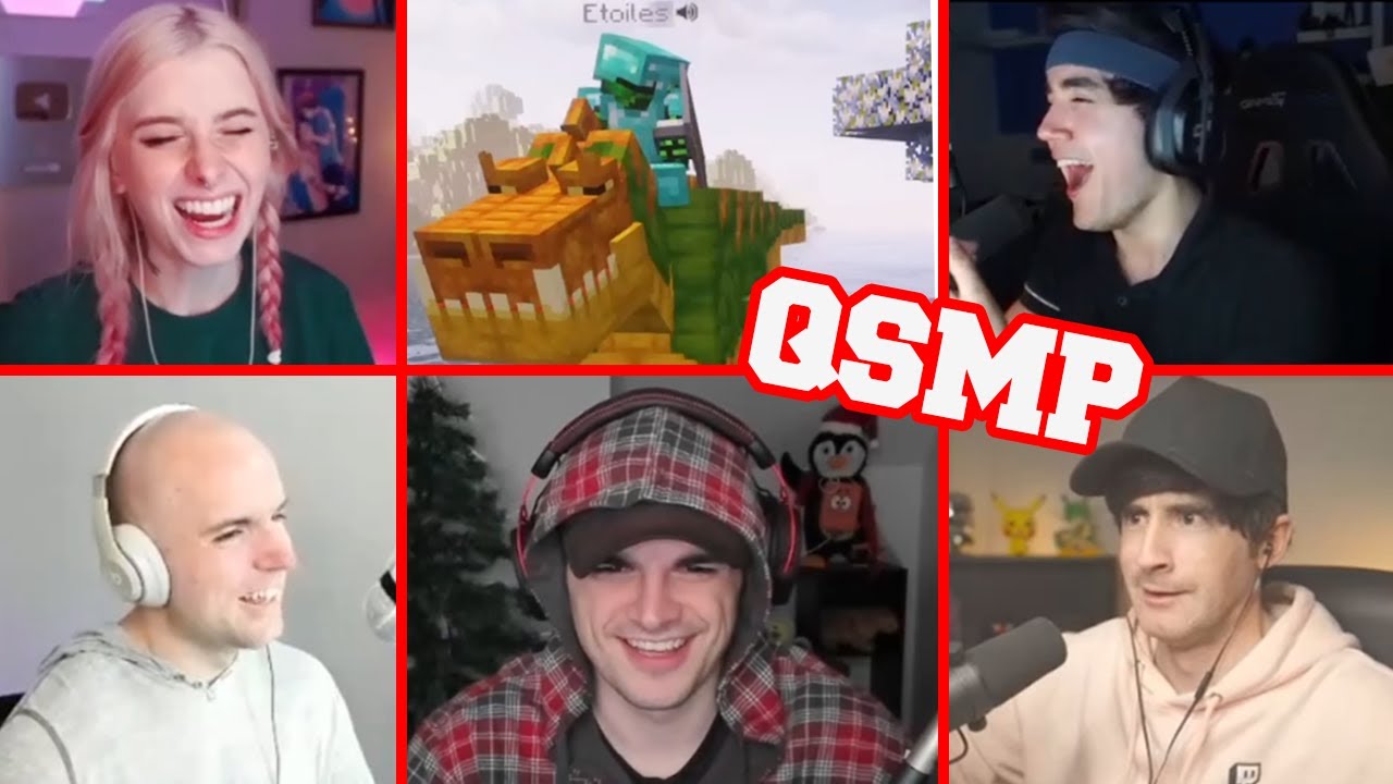 QSMP All Funny Reactions about Thierry the T Rex (Bagi, Roier, Fit ...