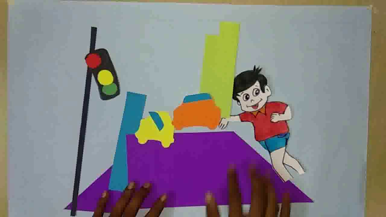 Safety's on road simple TLM making - YouTube