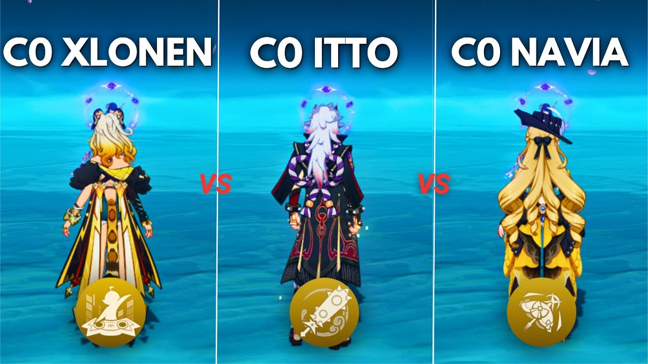 Who is the BEST GEO DPS?? Xilonen vs Navia vs Itto ! [ Genshin Impact ...