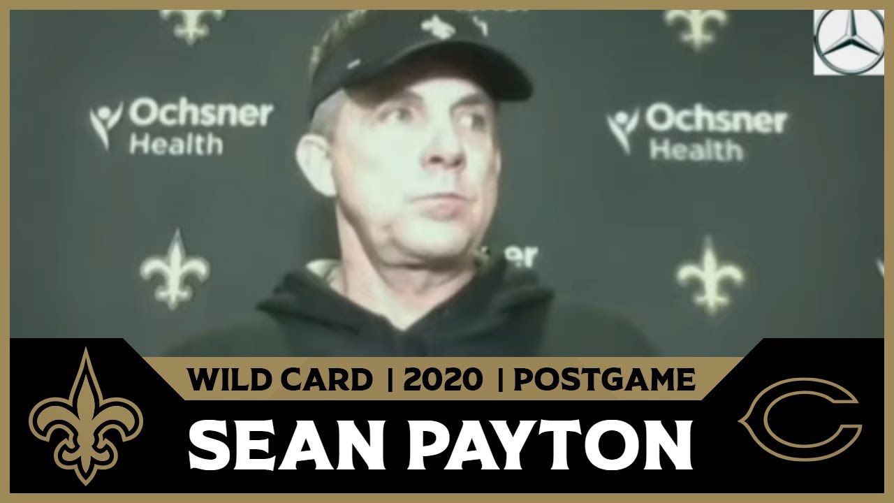 Sean Payton on Wild Card Win | Saints-Bears Postgame - YouTube