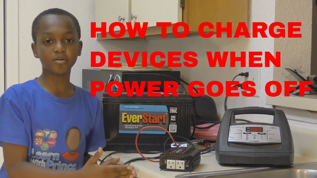How to CHARGE your devices after power goes out - YouTube