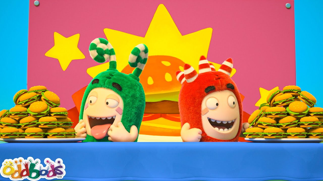 Burger | Oddbods - Food Adventures | Cartoons for Kids - YouTube