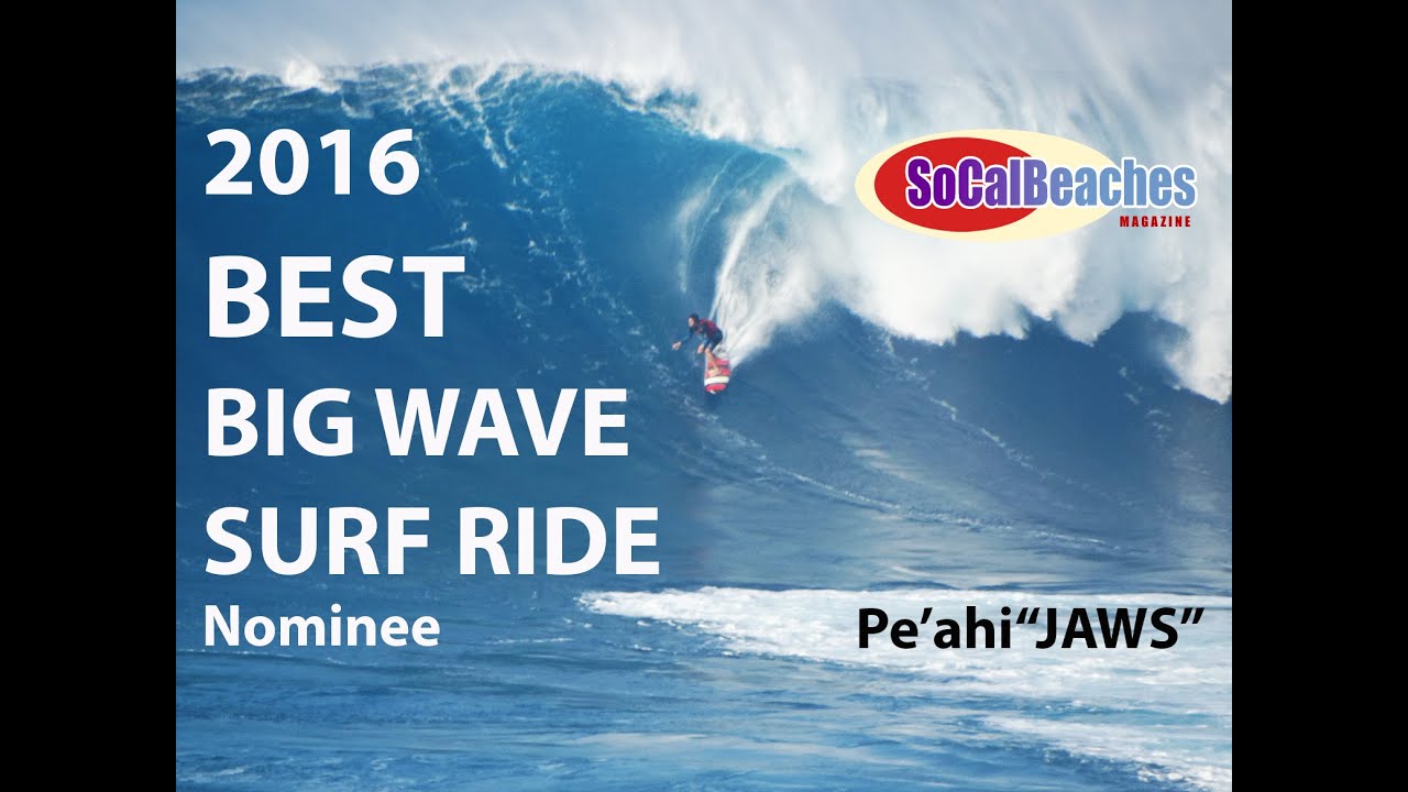 2016 BEST Big Wave Surf Ride Peahi Jaws - YouTube