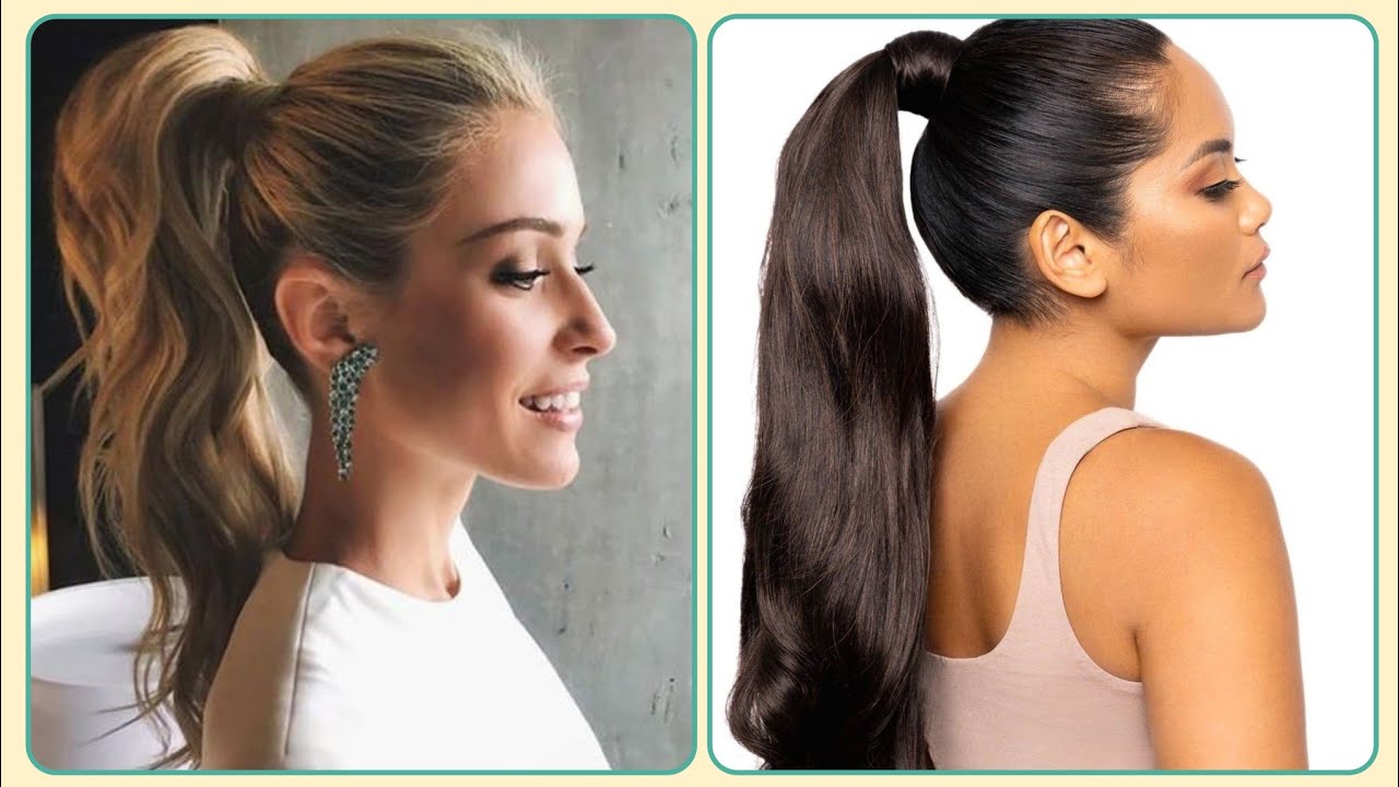 Stylish Mind Blowing Ponytail Hairstyle Design Ideas - YouTube