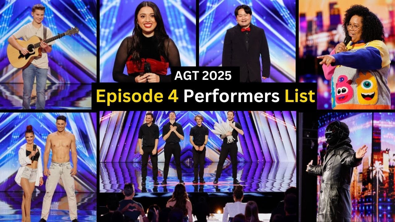 AGT 2025 Season 20 Episode 4 Contestants List June 17 | America's Got ...
