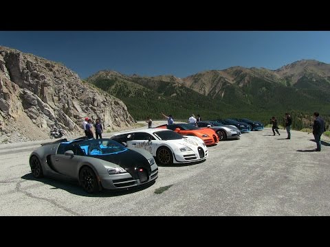 $3Million Bugatti Veyron's hit 220+ MPH!!