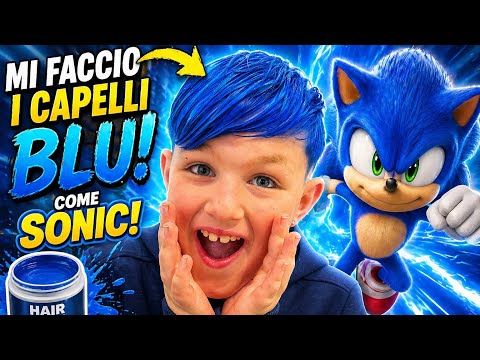 ANGIE FA I CAPELLI BLU COME SONIC😱😱 Di nascosto a mamma Robi😅