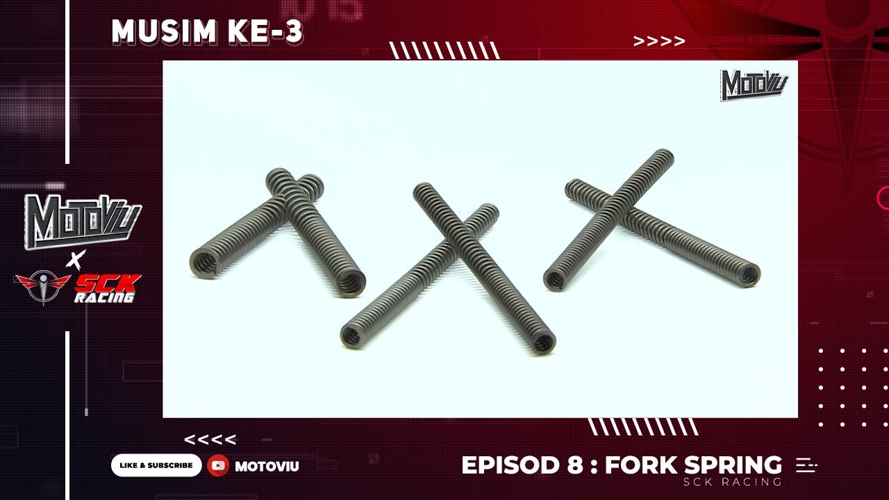 FORK SPRING SCK RACING - MOTOVIU X SCK RACING EP08 - YouTube