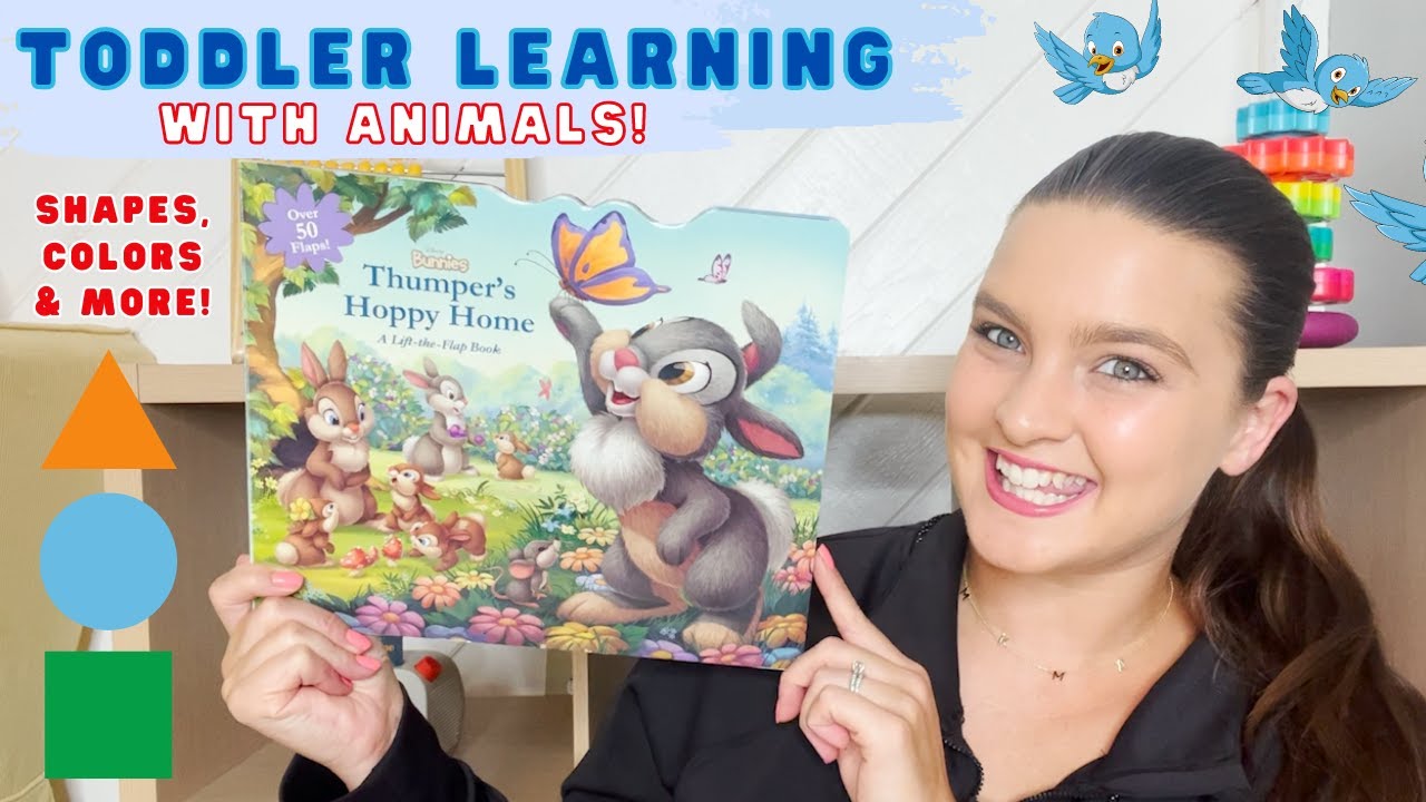 Learn Shapes & Colors! Toddler Learning Video and Read Aloud! - YouTube