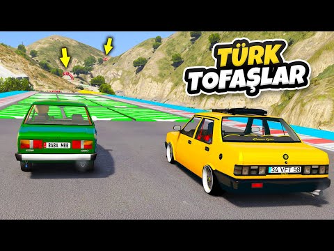 Tofaş Arabaları Hızlandırıcılı Parkurda: Türk Tofaş Ailesi GTA 5'te Yarışıyor