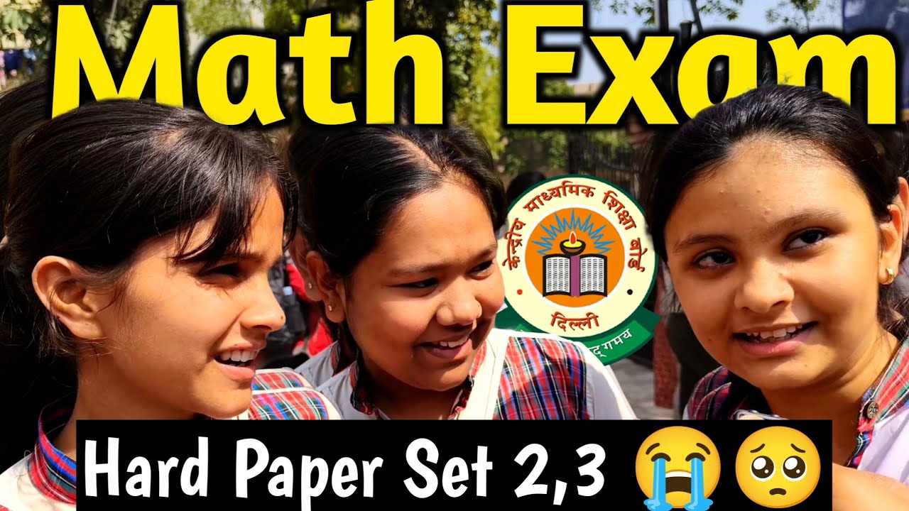 CBSE MATH Paper Students Reaction Class 10 🥺😭|Today Class 10 MathExam Reaction|CBSE 2025 ...