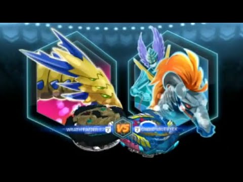 WRATH FAFNIR F7 GAMEPLAY +OLD QR CODE BEYBLADE BURST QUADDRIVE APP ...
