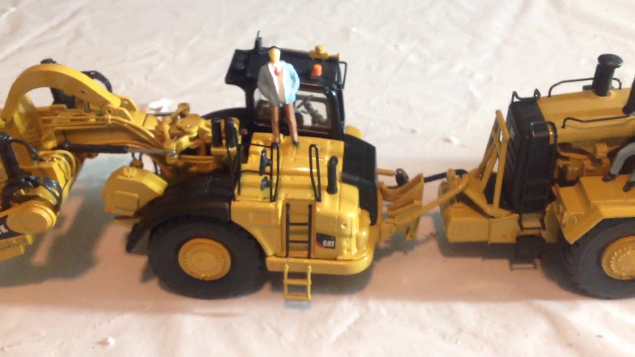 3 Push & Pull Cat 627K in Pacana Jalisco Mexico - YouTube