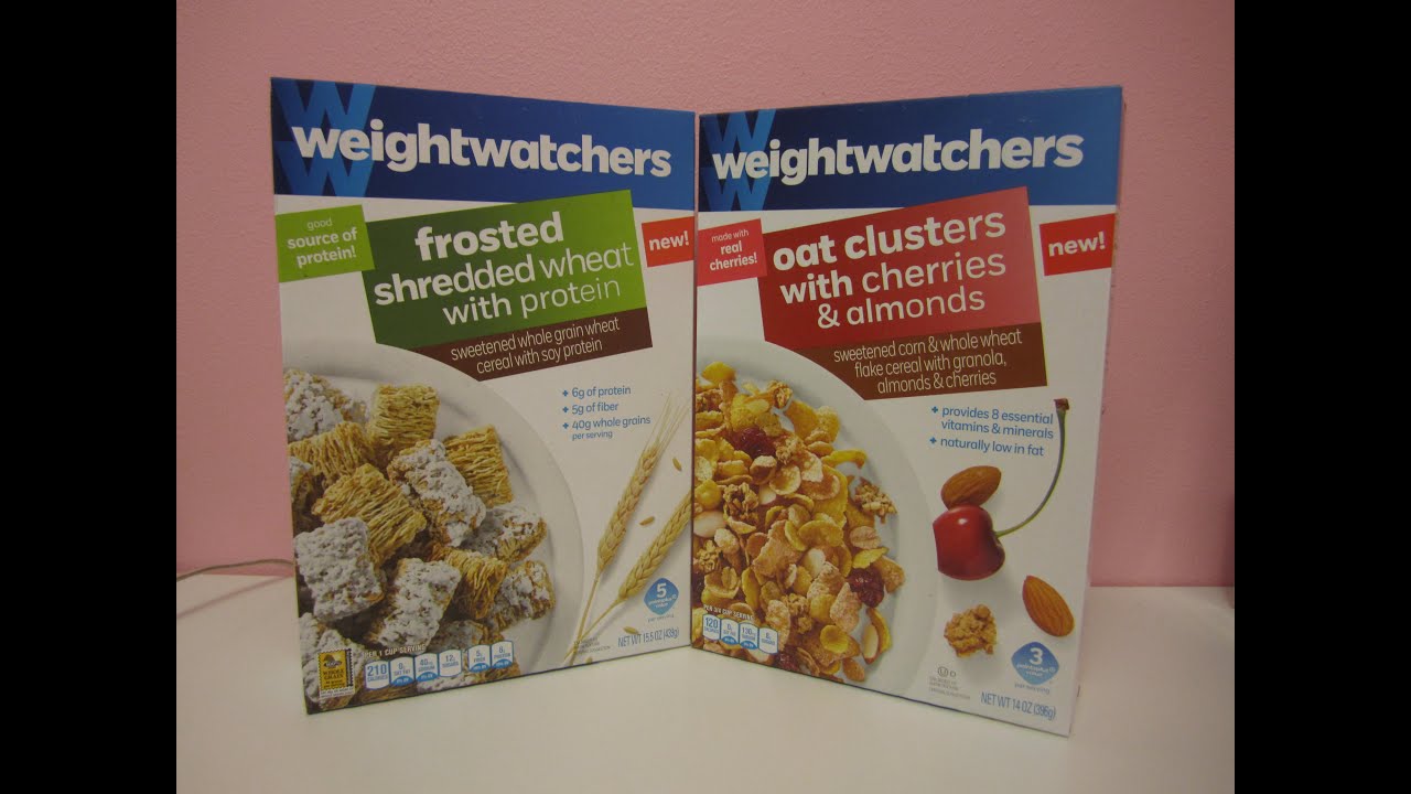 BzzAgent Unboxing Weight Watchers cereal - YouTube