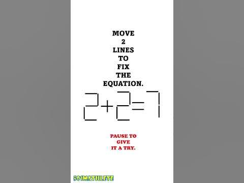 NUMBER EQUATIONS 21 #maths #mathinstruction #puzzle #mathletes # ...