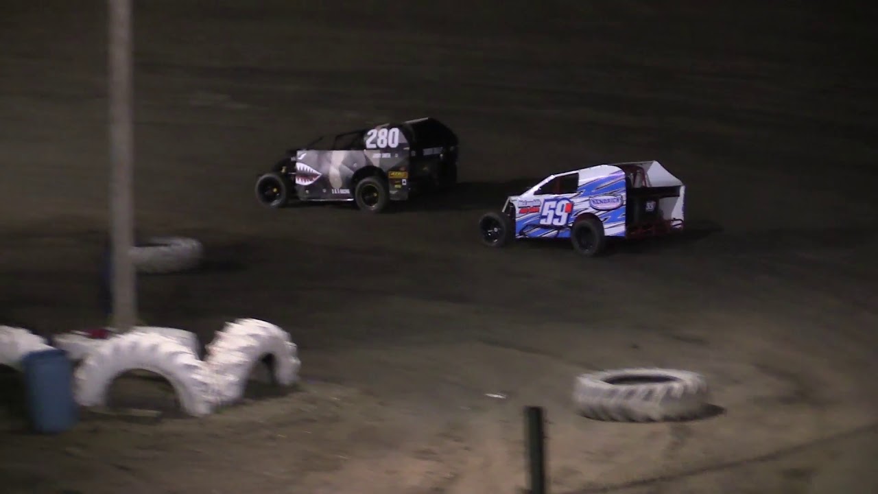 Hilltop Speedway Mod Lite Feature 4-12-19 - YouTube