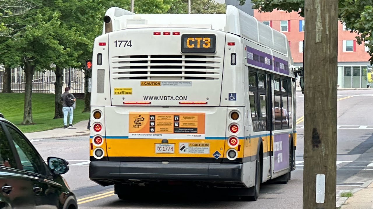 CNG Bus Ride (Driver Gets Lost and More) MBTA - YouTube