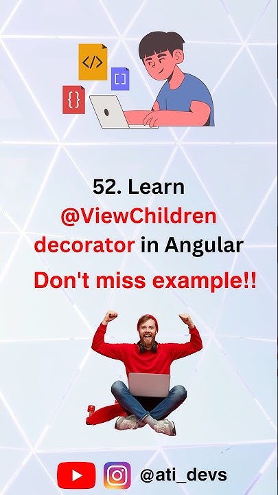 What is @ViewChildren decorator in Angular? #shorts #angular #interview ...