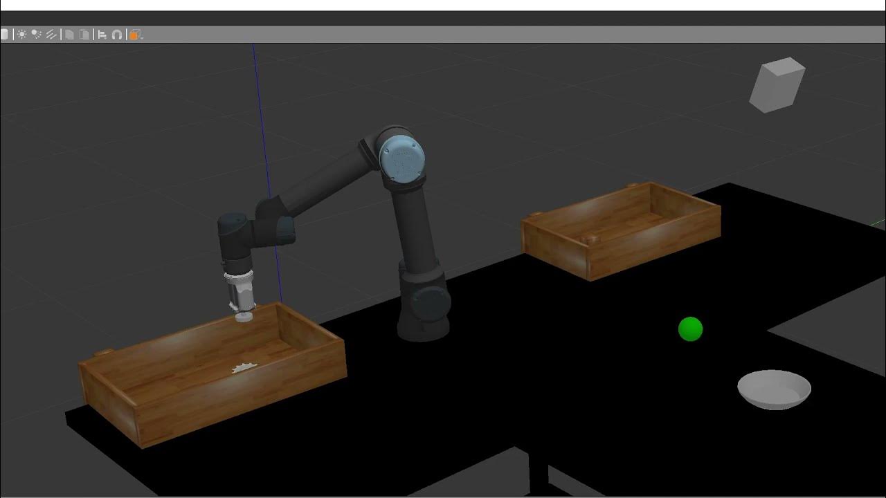 UR5e ROS robot arm with flask in Gazebo - YouTube