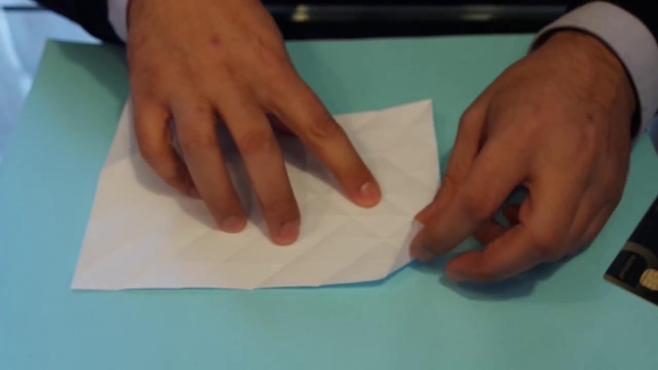 Origami yoshimura Ori - YouTube
