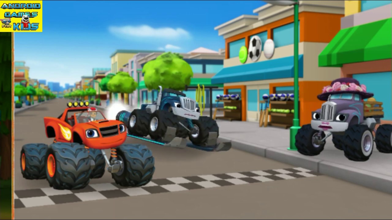 BLAZE and the MONSTER MACHINES-MUD MOUNTAIN RESCUE BLAZE FREE, BLAZE ...