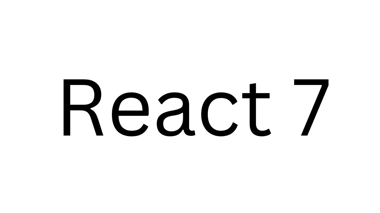 React 7 Youtube 9507