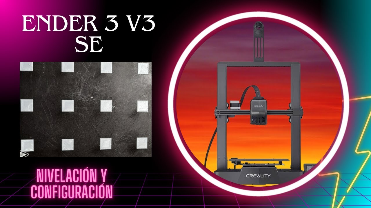 Nivelación y configuración Ender 3 V3 SE con Orca slicer - YouTube