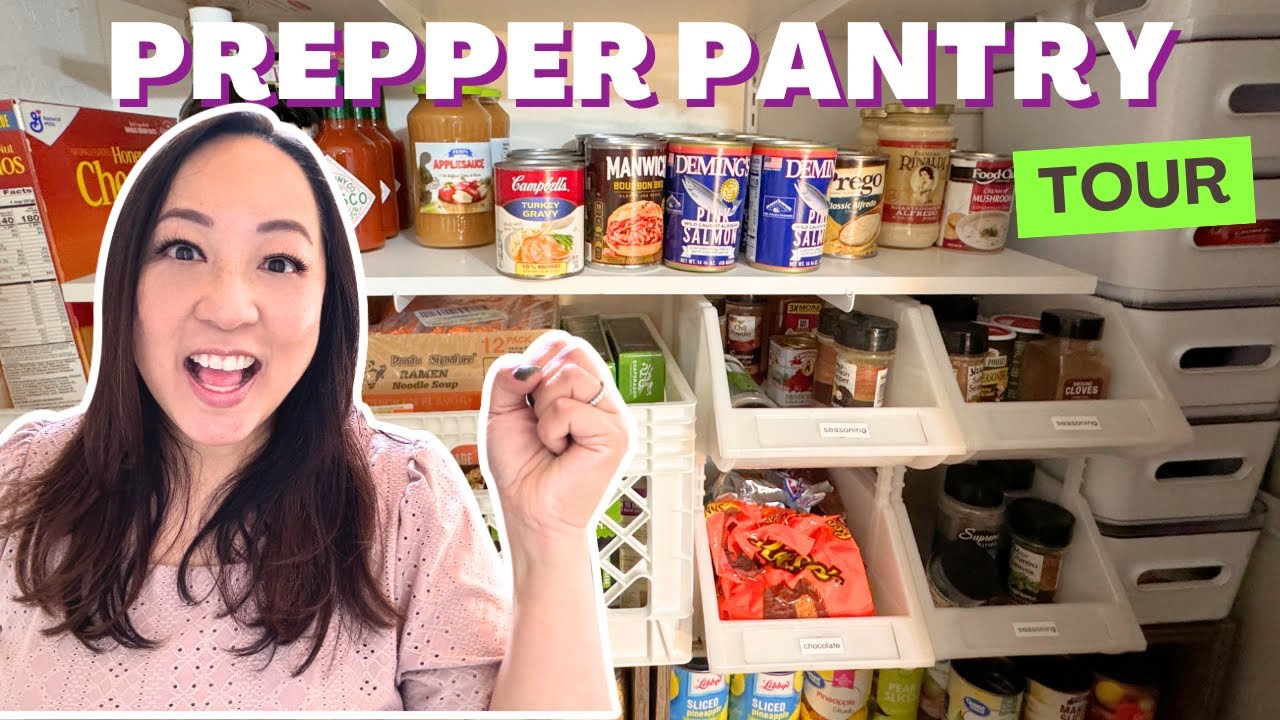 WHAT'S INSIDE? My LONG TERM Prepper Pantry (after) | VLOGmas Day 9 ...
