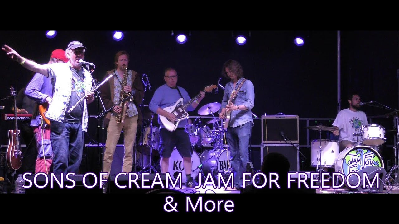 SONS OF CREAM perform "Born To be Wild" with JAM FOR FREEDOM and others ...