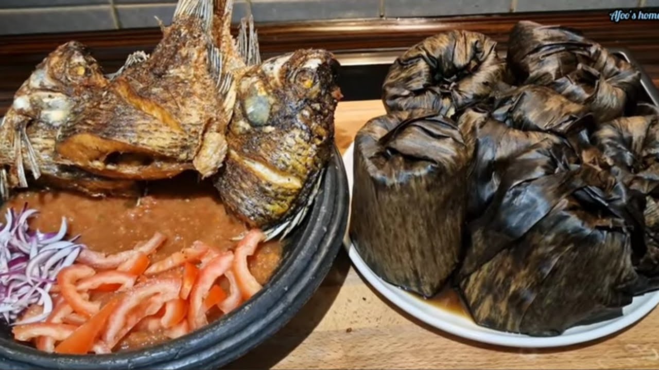 Let´s Us Prepare Authentic Fante Kenkey With Fried Tilapia | Fante ...