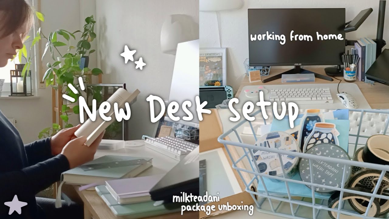 November Vlog • Desk Makeover • Working from Home - YouTube