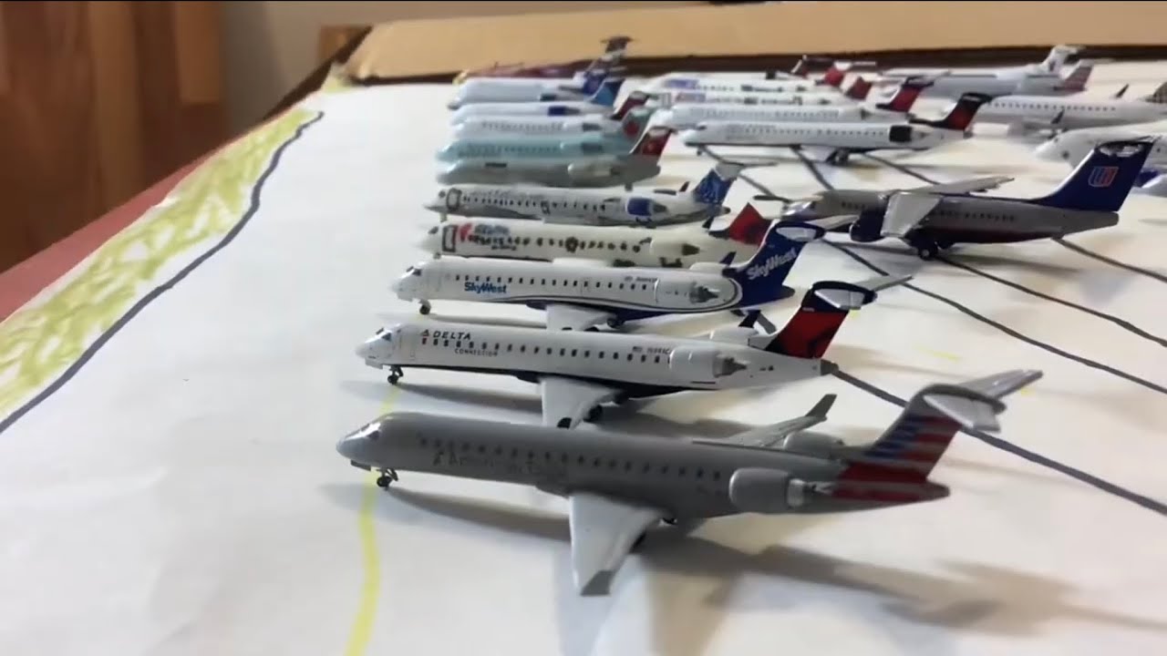 My 1/400 Scale Regional Jet Collection - YouTube