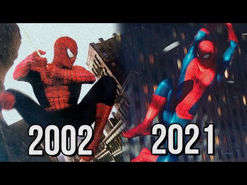 La EVOLUCIÓN del BALANCEO de SPIDER-MAN en el CINE - YouTube