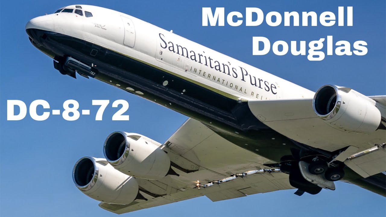 EPIC Douglas DC-8 Takeoff to Oshkosh 2025!! | Samaritans Purse N782SP ...