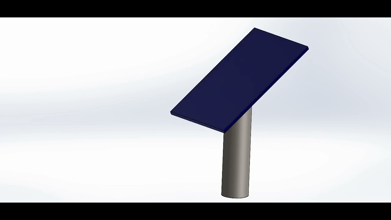 Video SolidWorks panneau solaire rotatif - YouTube