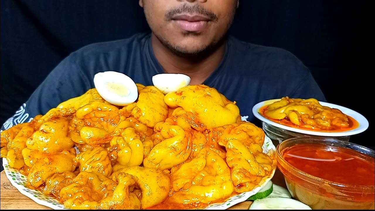 Eating Most Oily Mutton Fat Curry||Boiled Egg With Rice || Mutton Fat ...