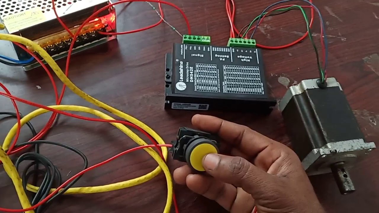 Siemens s7 200 plc with stepper motor control(90,180,360 rotation and ...