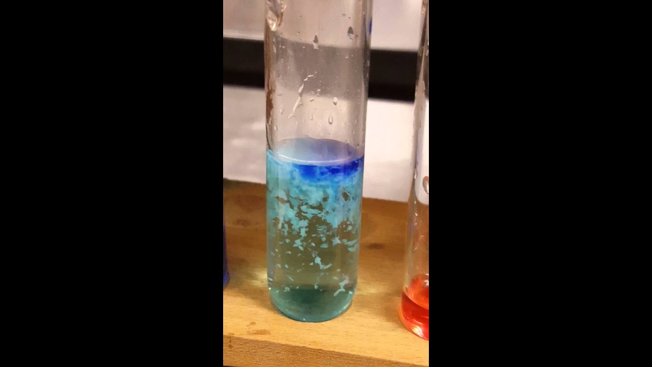 Adding HCl to a CuSO4 + NH4OH Solution - YouTube