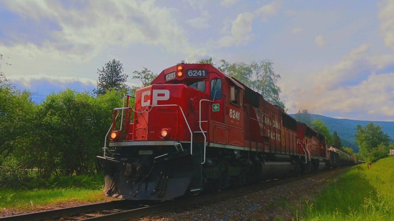 cp 6241 east in brilliant bc. May 15th 2024. - YouTube