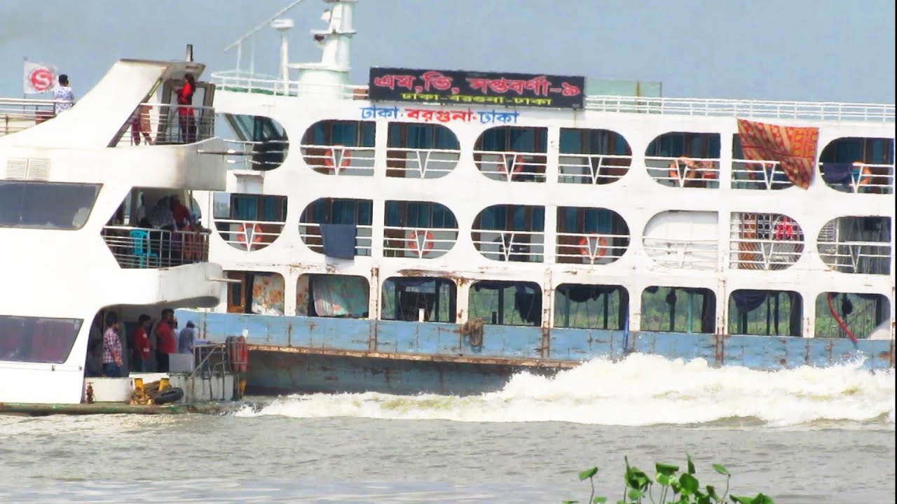 মেঘনায় চলে গ্রীন লাইন-৩ এর গতি তান্ডব | Mv Green line-3 in action ...