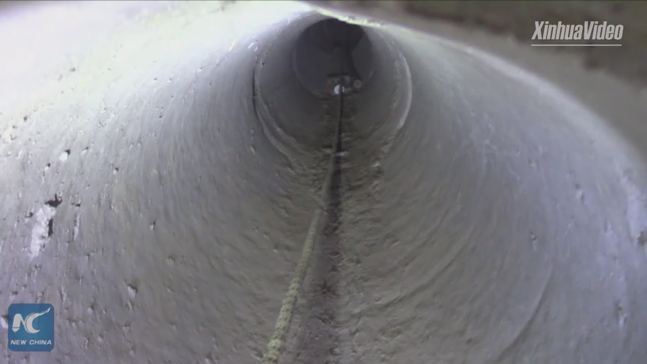 Boy trapped in drainage pipe, rescued by firefighters - YouTube