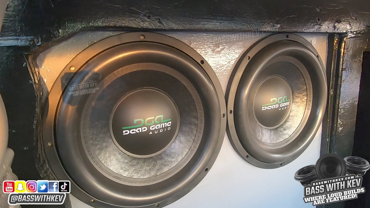 DEAD GAME AUDIO SUBWOOFERS ON A TARAMPS MD12000.1 AMPLIFIER WAKE THE ...