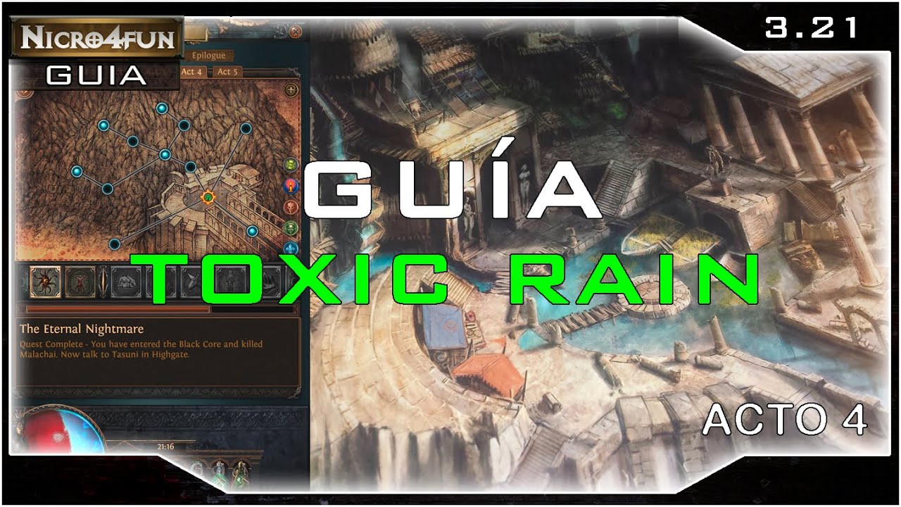 PoE - Guía Ranger Raider Toxic Rain - Acto 4 - YouTube