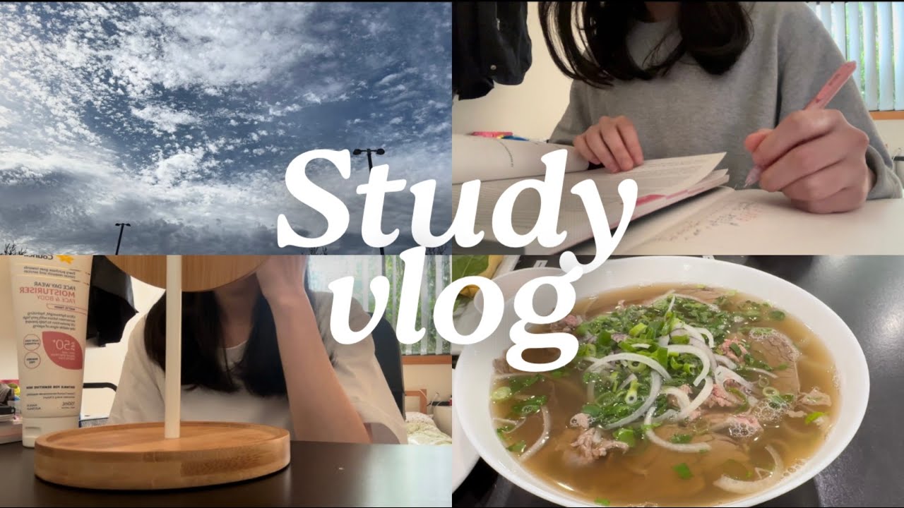 【Study Vlog】一日中TOEIC勉強する日の過ごし方🌼🫧｜目標は900点 - YouTube