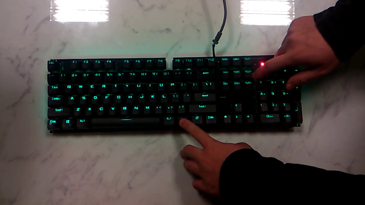 Sonix RGB Keyboard Demo - YouTube