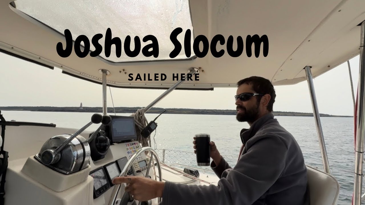 Mike reflects as we sail where Joshua Slocum once sailed - YouTube
