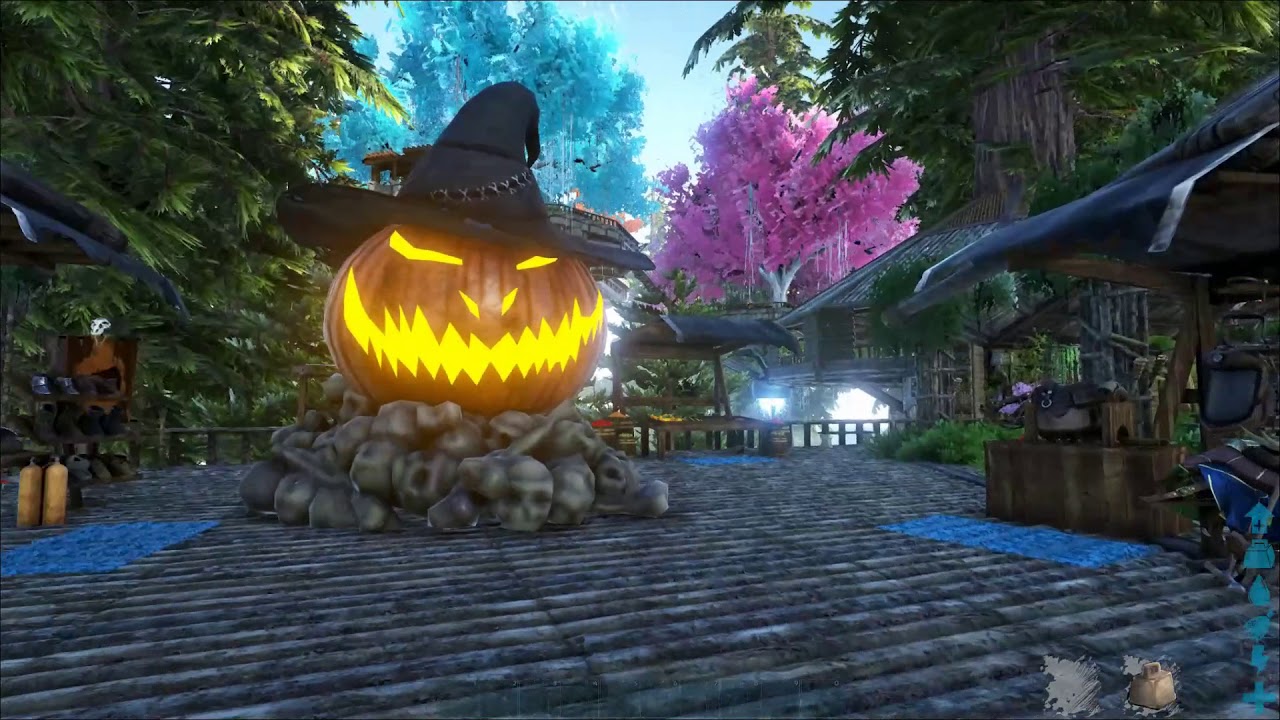 Ark Survival Evolved Tree Top Village - YouTube