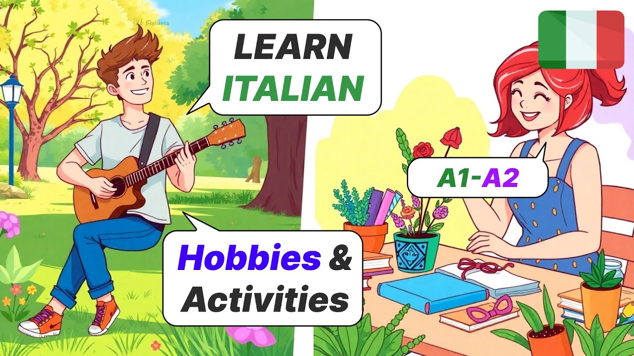 Easy Italian Podcast | Learn Italian by Talking About Your Hobbies! ⚽ ...