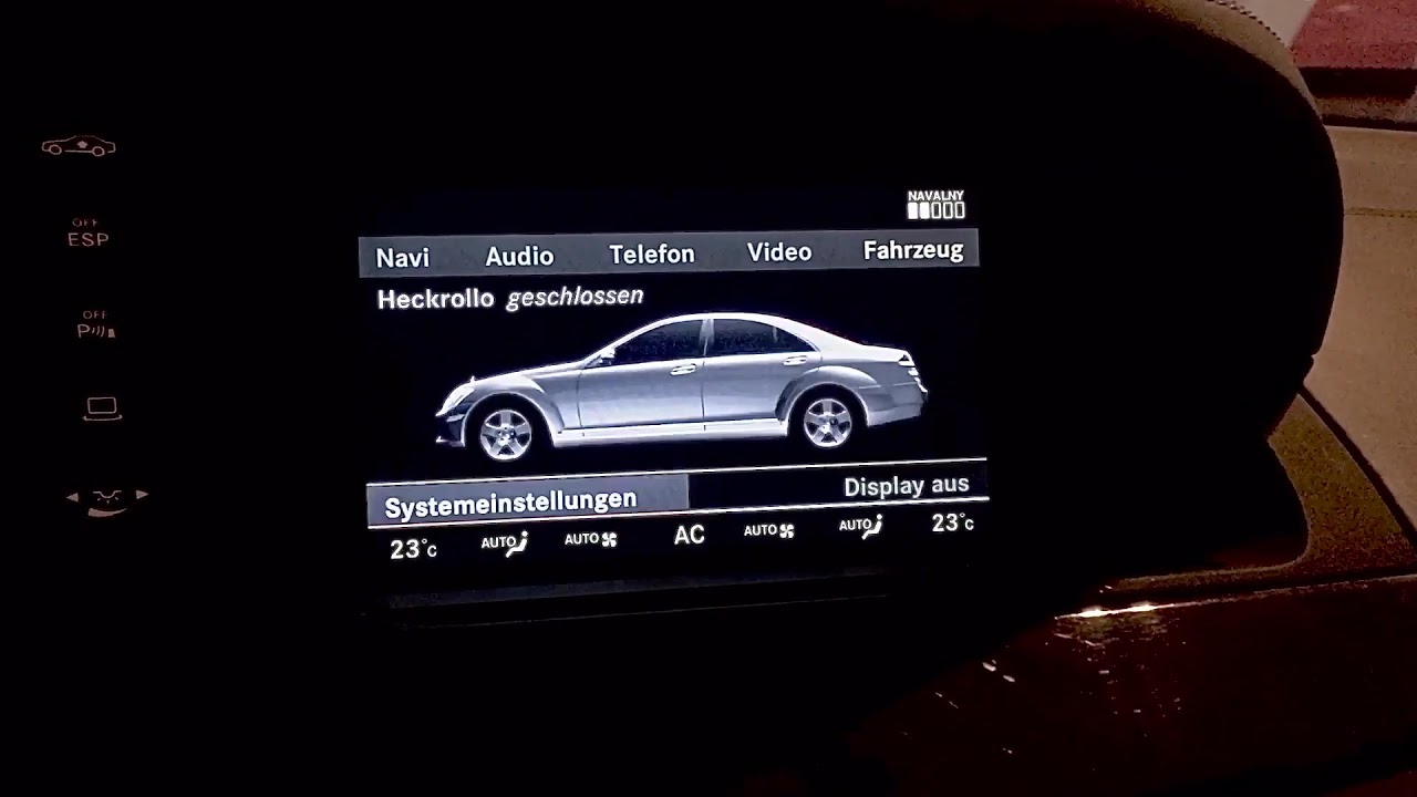 W221 W216 NTG3 Comand date/time reception from GPS - YouTube